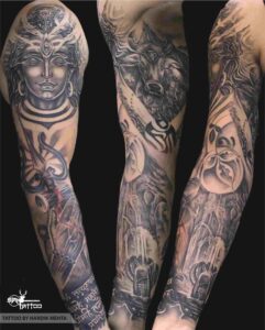 Lord Shiva Band Tattoo | Mahadev Tattoo Ideas - Sam Tattoo India