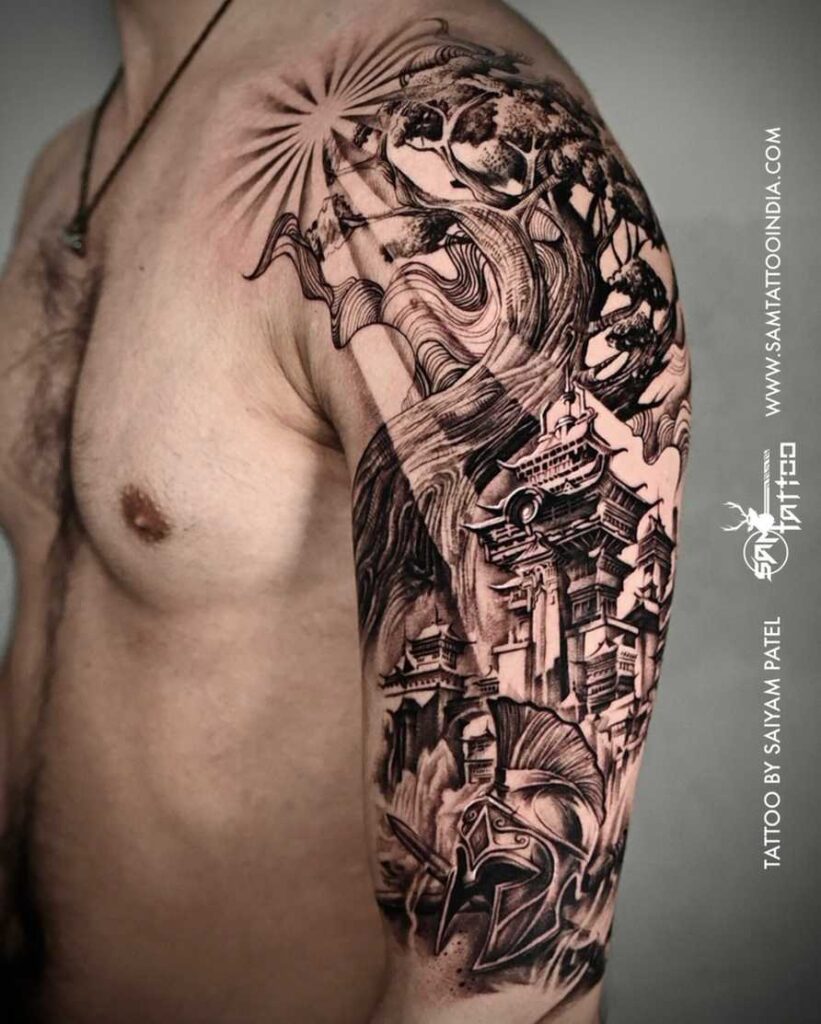 Full Sleeve Tattoo Artist | Full Sleeve Tattoo Design - Sam Tattoo India