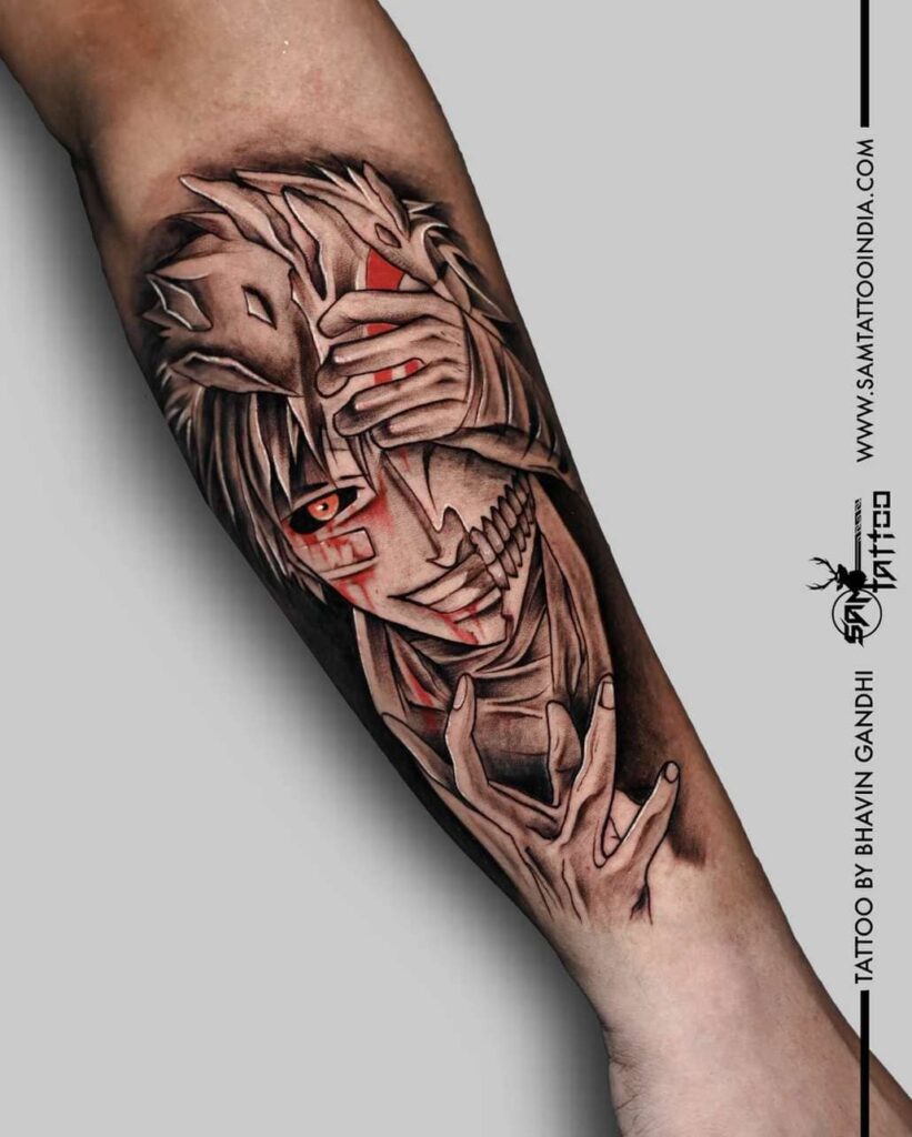 Anime Tattoos for Anime Fans |Anime Tattoo Design - Sam Tattoo India