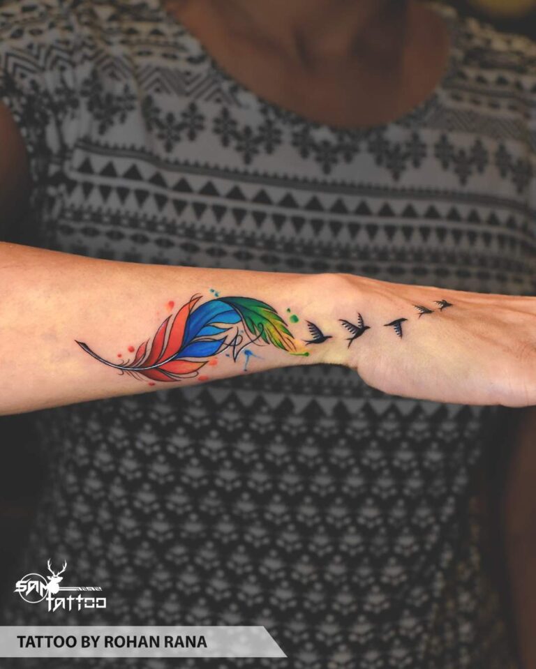 Best Color Tattoos | Color Tattoos For Men - Sam Tattoo India