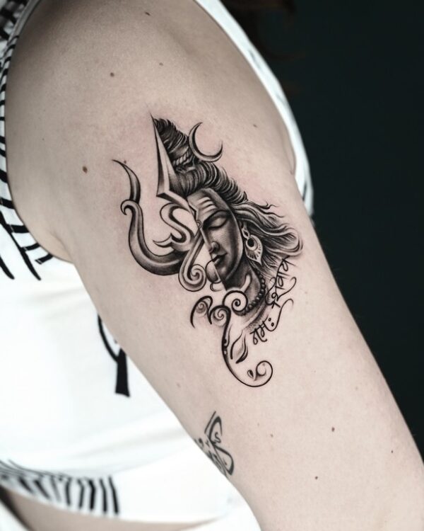 Best Mahadev Tattoo Designs | Shiva Mantra Tattoo - Sam Tattoo India
