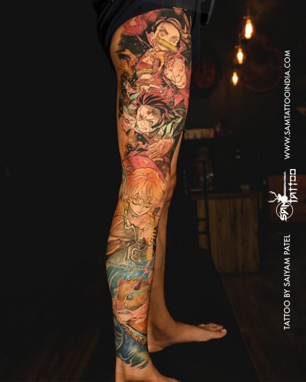 Best Colored Tattoo Design | Color Tattoo Artist Mumbai - Sam Tattoo India