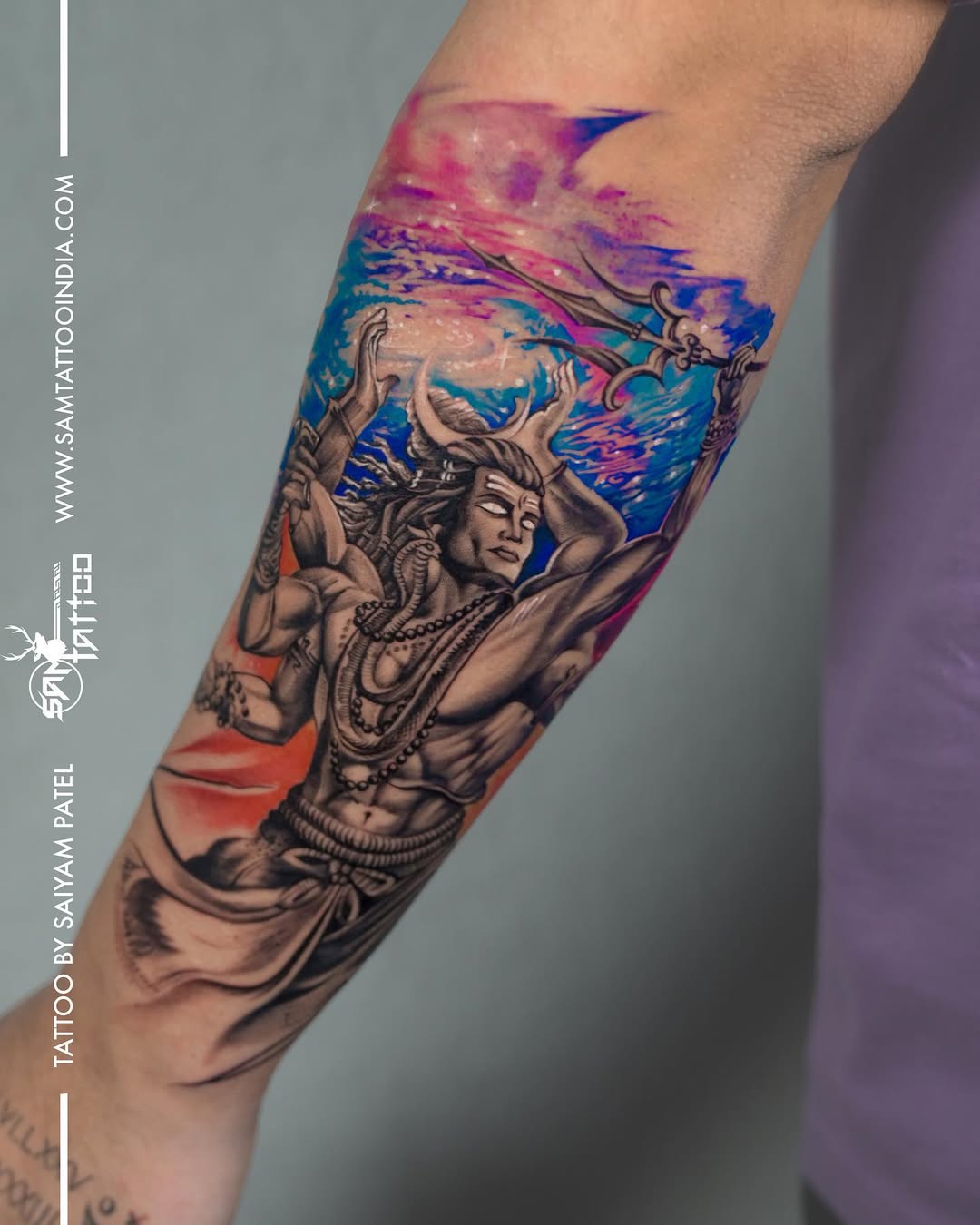 Lord Shiva Band Tattoo | Mahadev Tattoo Ideas - Sam Tattoo India